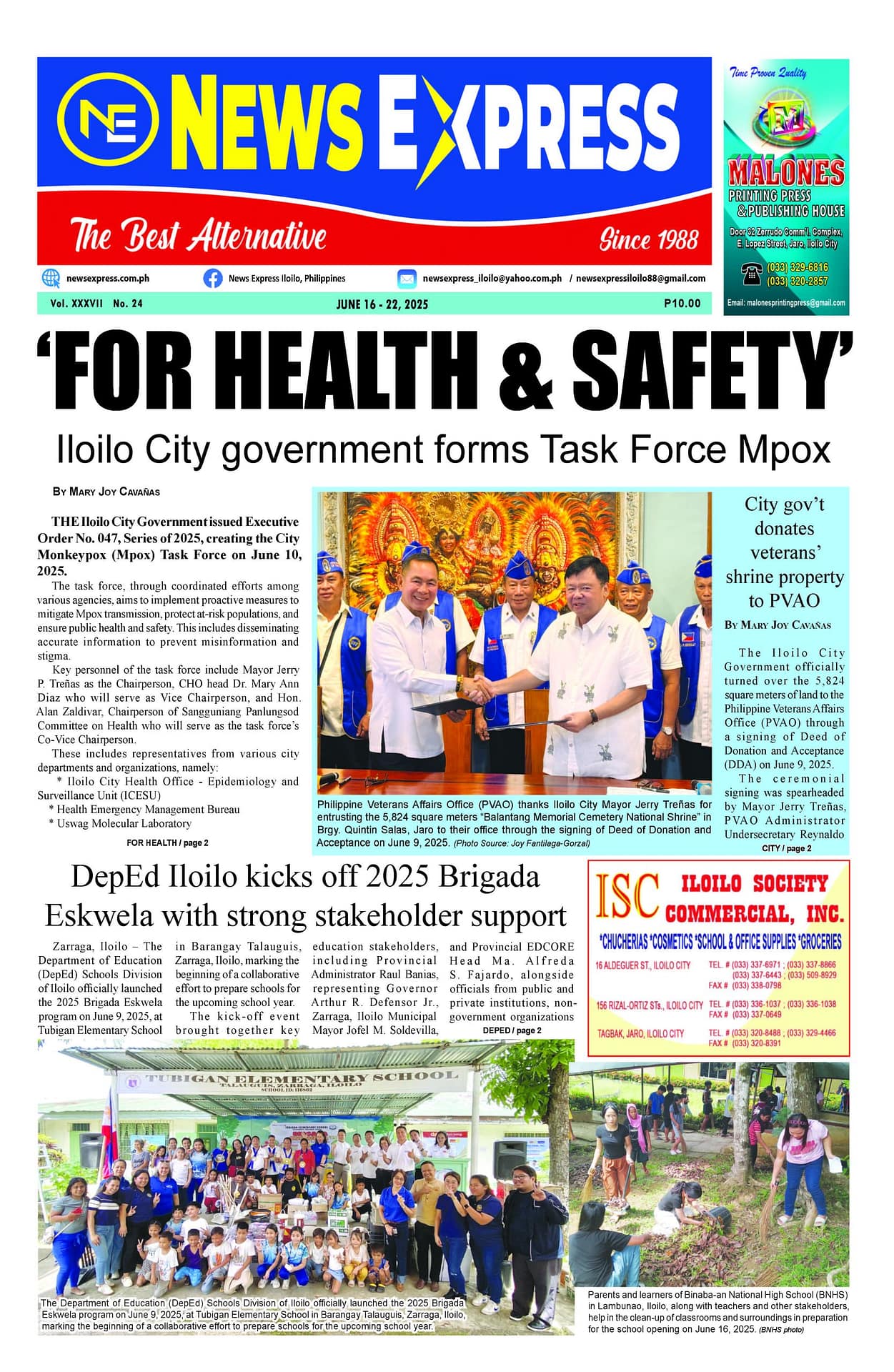 June 16-22 2025 Issue - NewsExpress